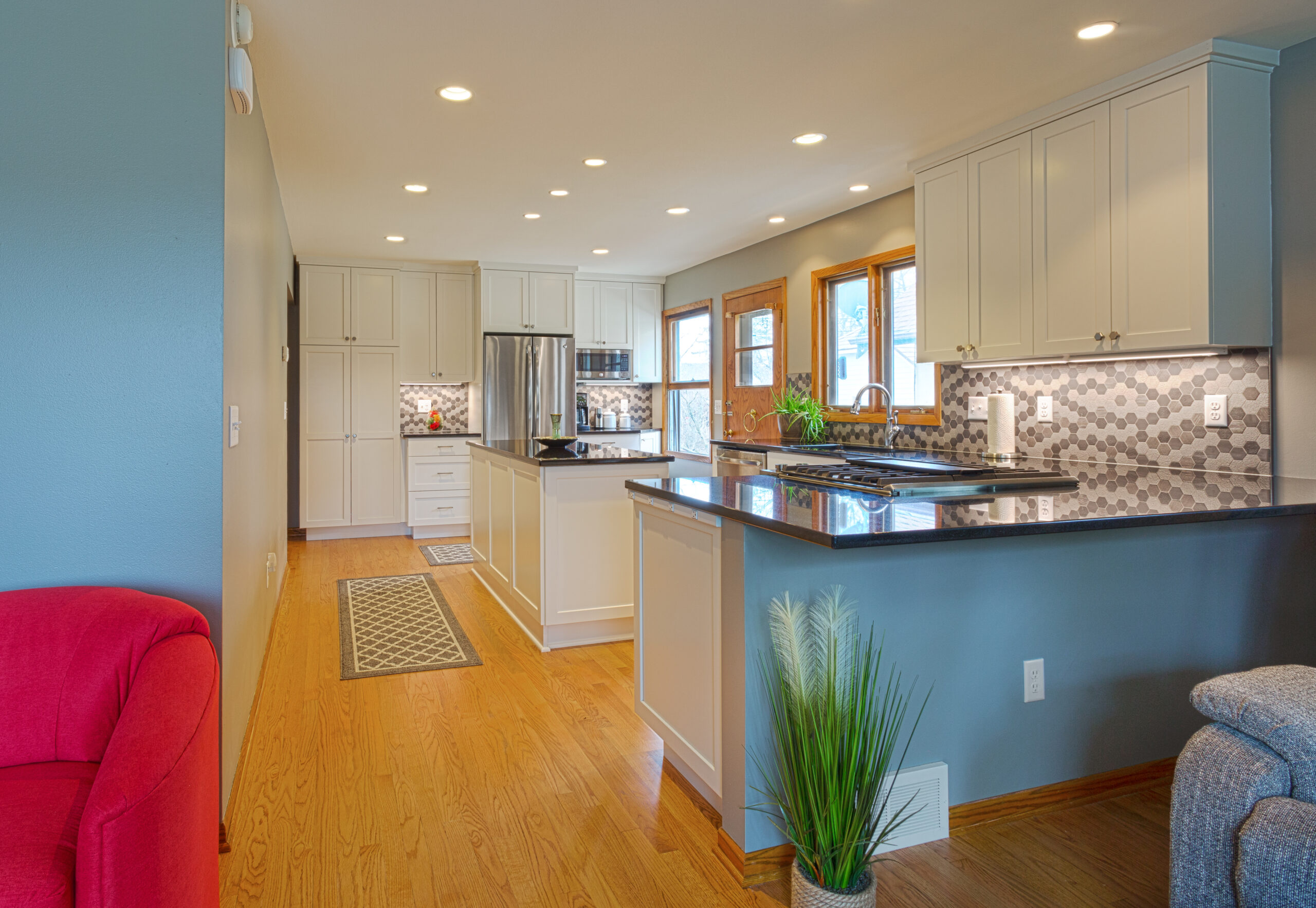 Open White Kitchen - Driftmier Design